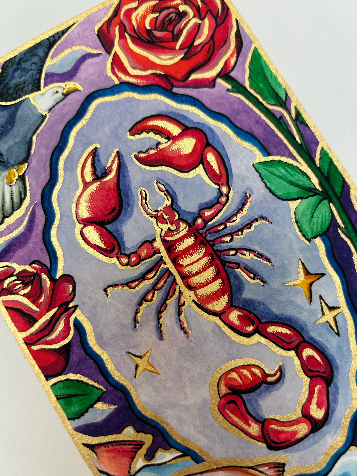 SCORPIO Zodiac Tarot Artwork | Gung Ho London